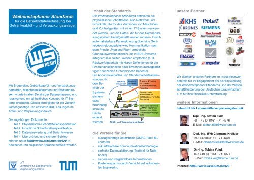 Weihenstephan Standards - Weihenstephaner Standards