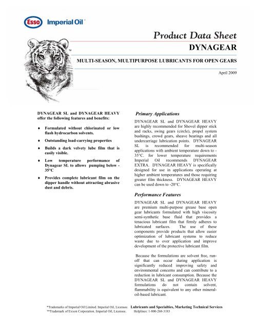DYNAGEAR DYNAGEAR - Imperial Oil