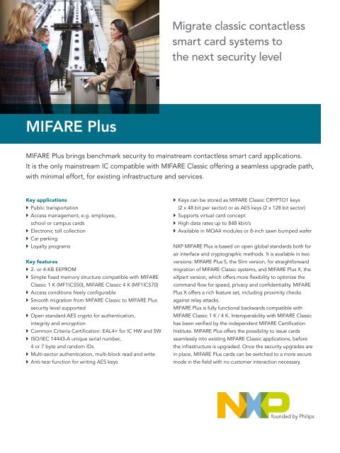 MIFARE-Plus Leaflet - Smart Card World