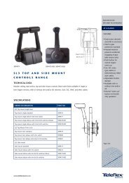 SL3 TOP AND SIDE MOUNT CONTROLS - Teleflex Marine
