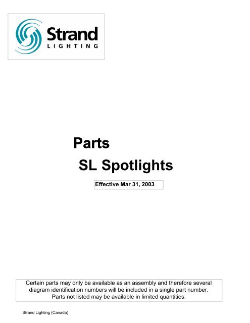 Parts Parts SL Spotlights - Prisma-scene