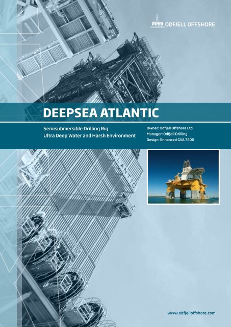 DEEPSEA ATLANTIC GENERAL DESCRIPTION - Odfjell Drilling