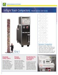 Inflight Trash Compactors - Monogram Systems