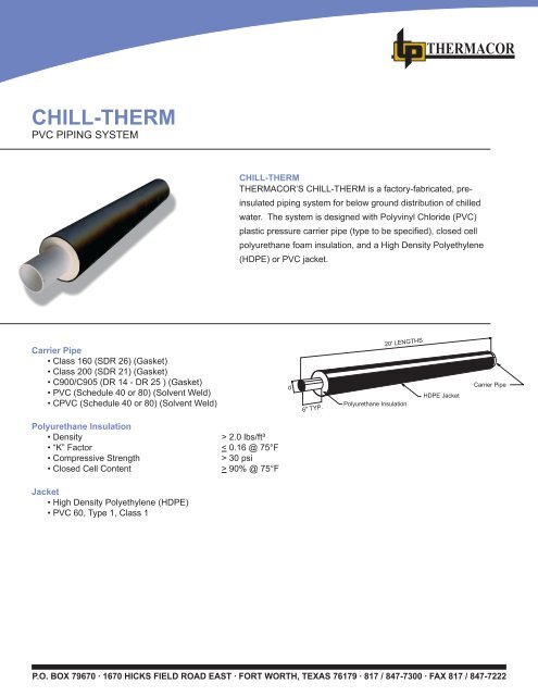 CHILL-THERM - Thermacor Process, Inc