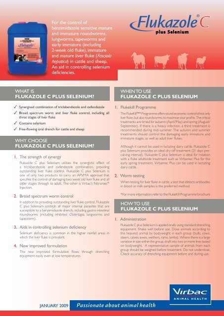 Download the Flukazole C plus Selenium Product Information