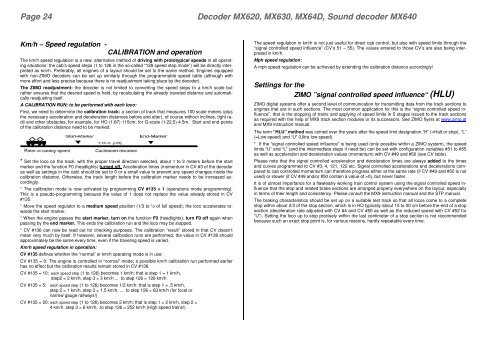 Page 24 Decoder MX620, MX