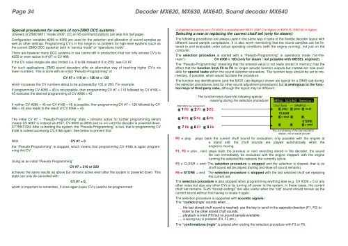 Page 34 Decoder MX620, MX