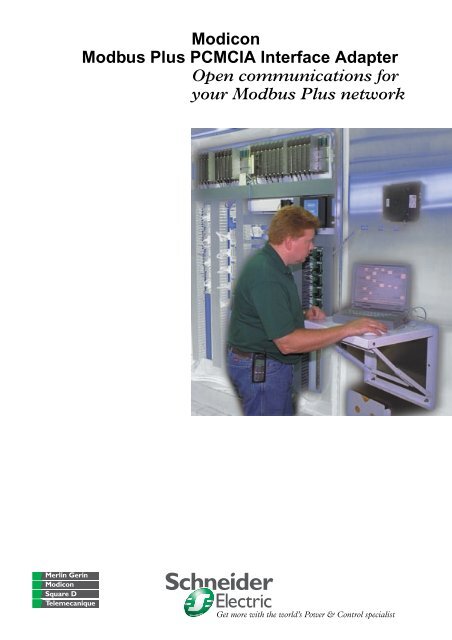 Modicon Modbus Plus PCMCIA Interface Adapter Open ...