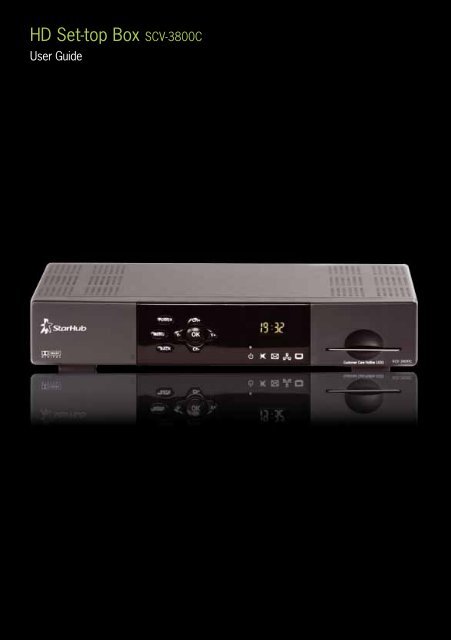 HD set-top box SCV-3800C - StarHub