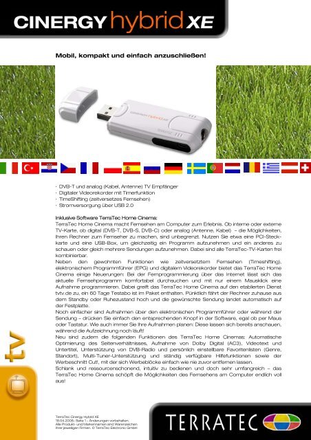 Cinergy Hybrid XE - TERRATEC