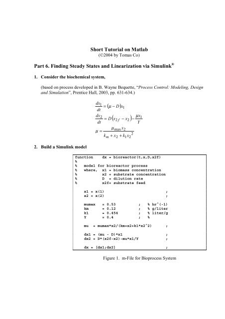 Simsizes Matlab