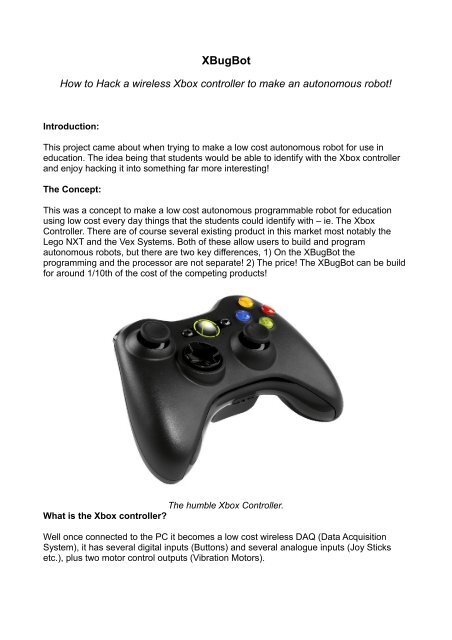 XBugBot - FlowStone Graphical Programming Software