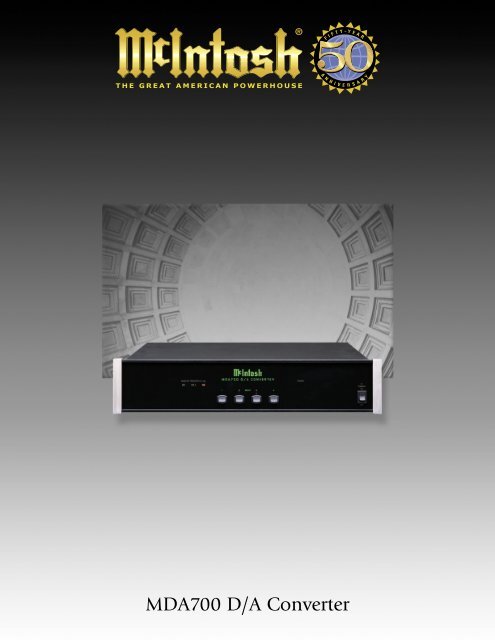 MDA700 D/A Converter