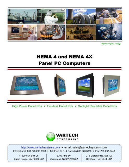 10.4” NEMA 4 Industrial Panel PC - VarTech Systems