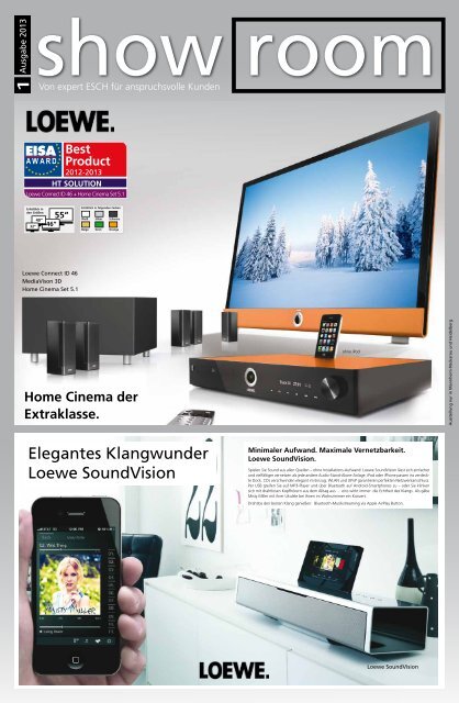 Elegantes Klangwunder Loewe SoundVision 1 - expert ESCH
