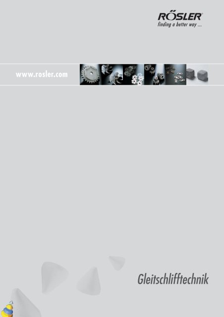 Gleitschlifftechnik - Rosler