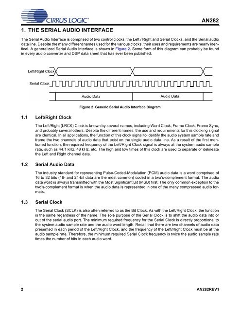 1. THE SERIAL AUDIO INTER