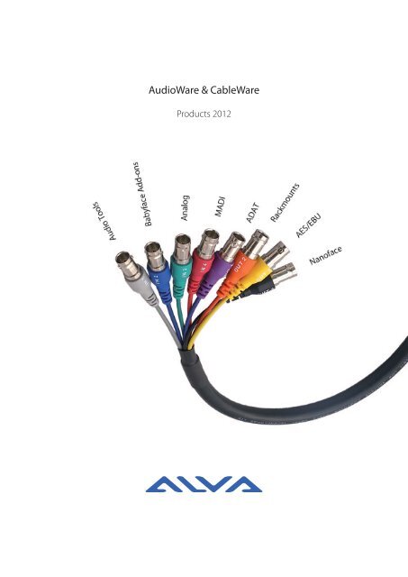 ALVA Product Catalog 2012
