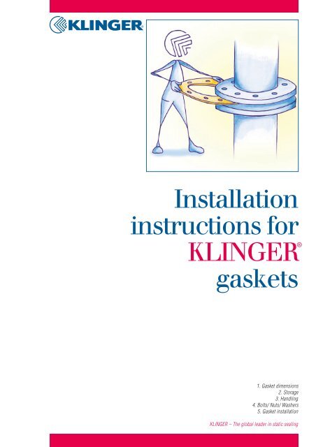 Installation instructions - Klinger