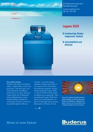 Logano plus GB135 - Buderus