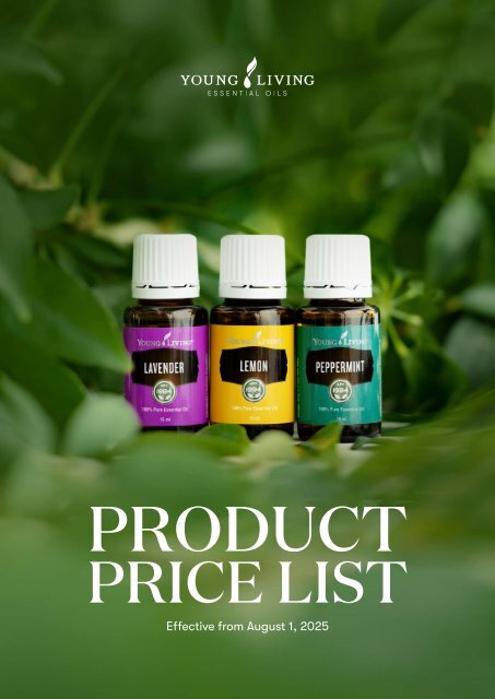Young Living Singapore Price List | Digital Library | Young Living