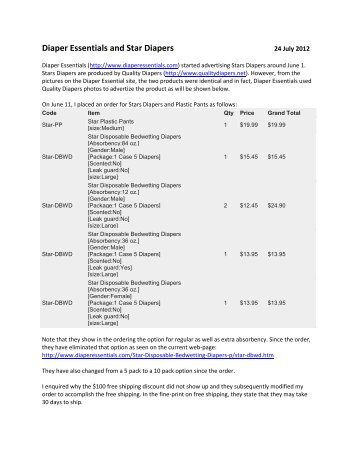 3 free Magazines from QUALITYDIAPERS.NET