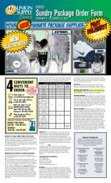 Sundry Package Order Form - Ohio Inmate Package