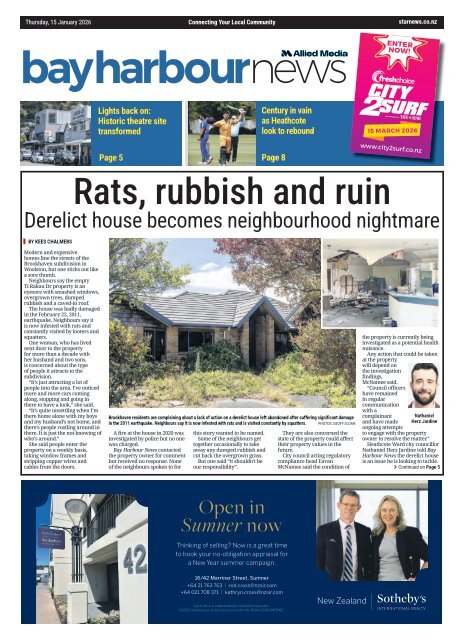 Bay Harbour: January 15, 2026