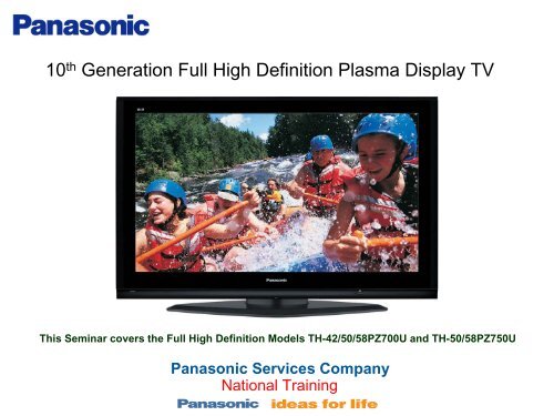 10th Generation Full High Definition Plasma Display TV - Panasonic
