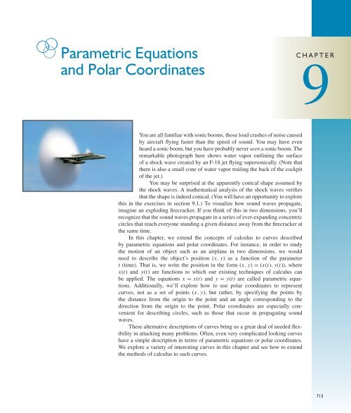 Parametric Equations And Polar Coordinates