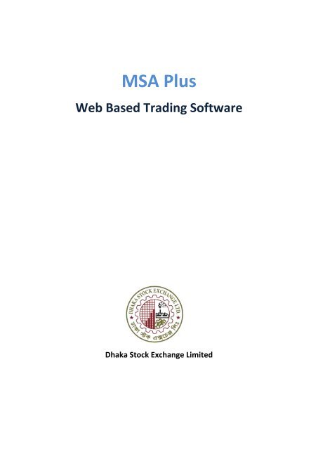 MSA Plus - Dhaka Stock Exchange