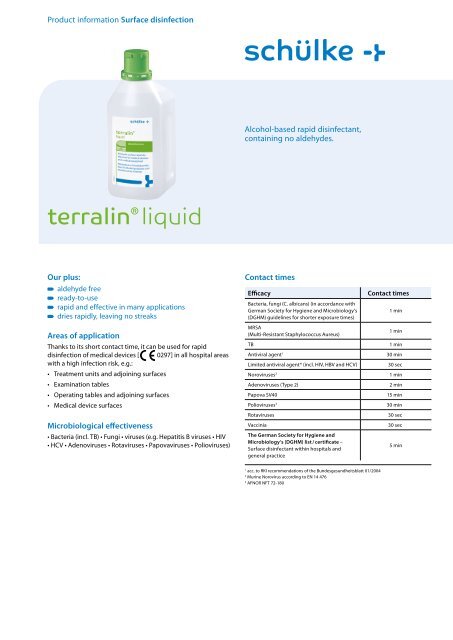 terralin® liquid - Schülke & Mayr