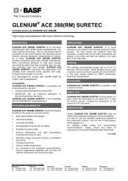 Glenium Ace 80 PDS - BASF Construction Chemicals ASEAN