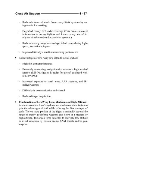 Close Air Support 4 - 37