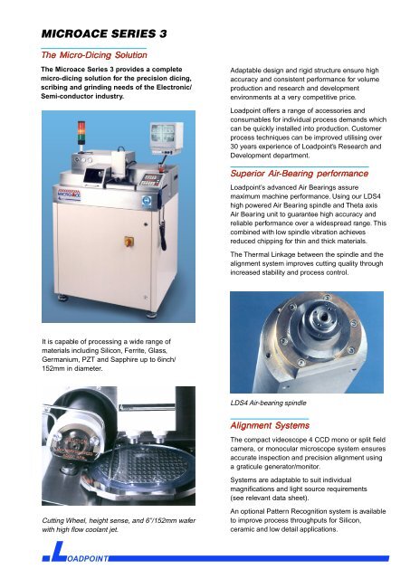 MICROACE SERIES 3 - Loadpoint