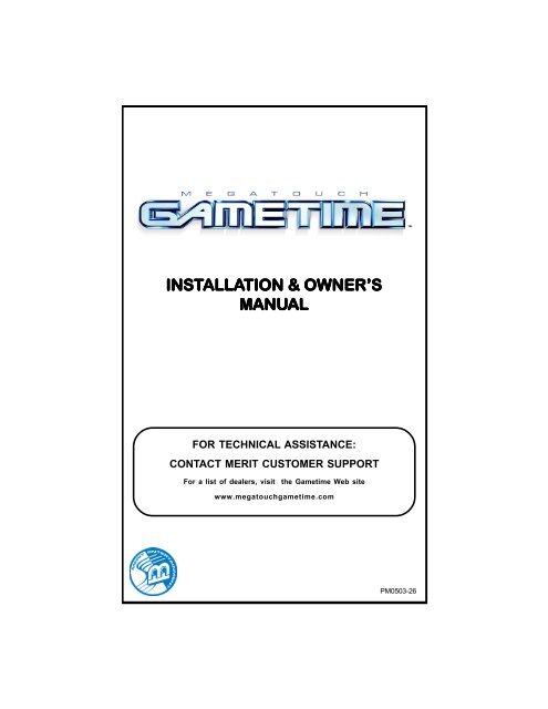 installation & owner's manual
