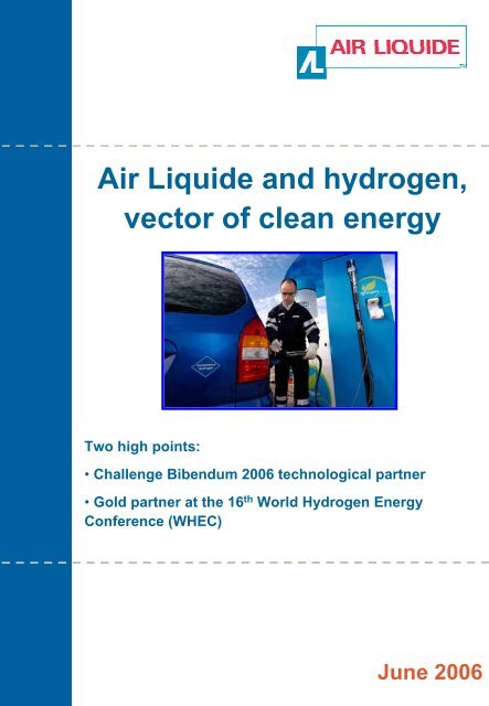 Air Liquide and hydrogen, vector of clean energy