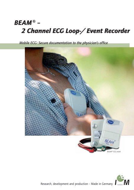 BEAM ® – 2 Channel ECG Loop-/ Event Recorder