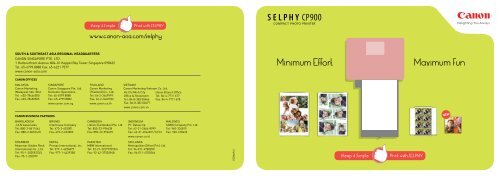 Download Brochure - Canon in South and Southeast Asia