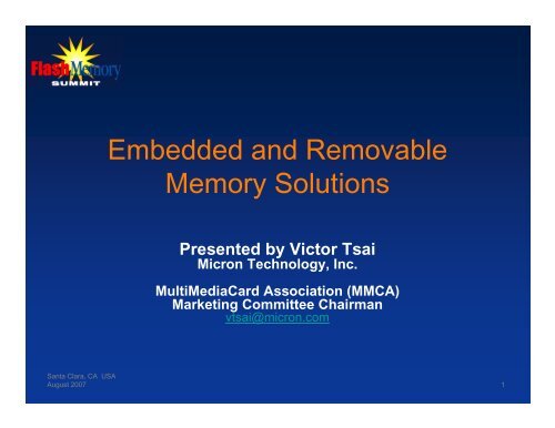 eMMC - Flash Memory Summit