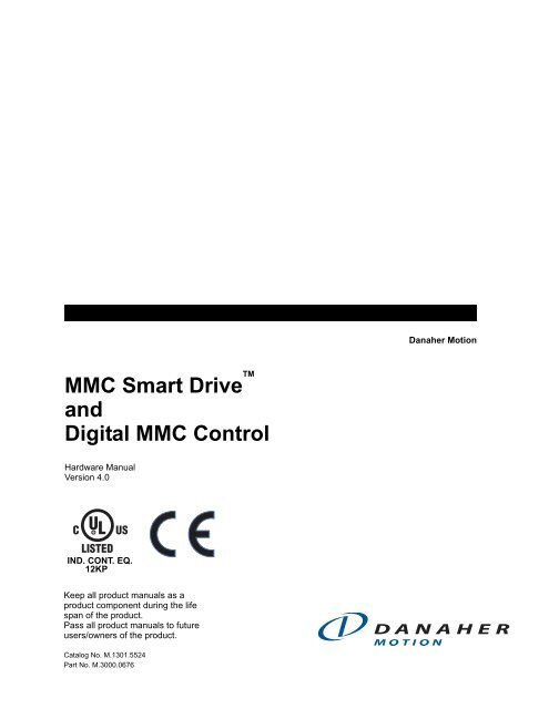 MMC Smart Drive HWM.book - G & L Motion Control Inc.