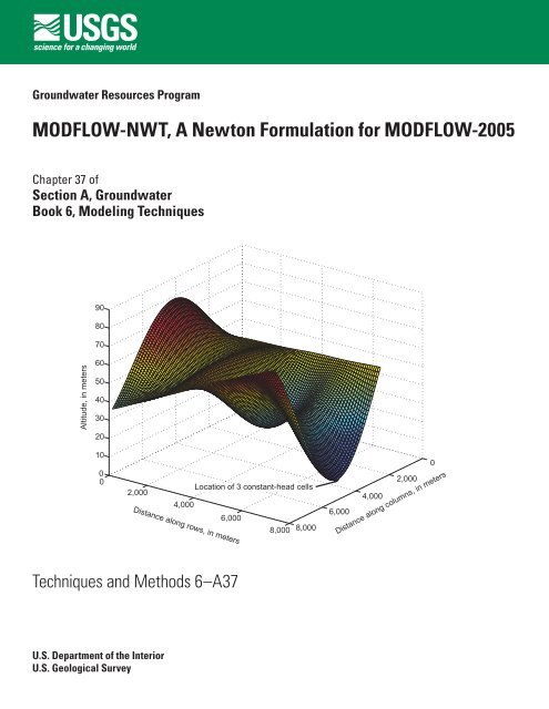 MODFLOW-NWT, A Newton Formulation for MODFLOW-2005