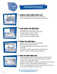 Diapering Poster - Healthy Child Care Pennsylvania
