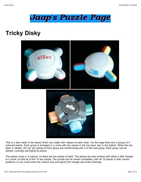 Tricky Disky