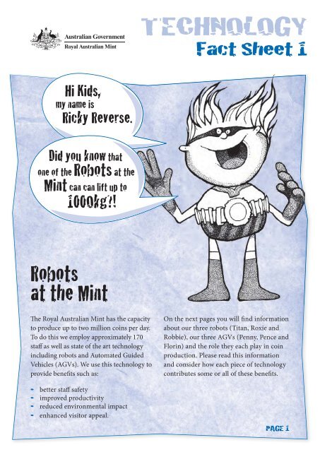 Technology - Fact Sheet 1 - Royal Australian Mint