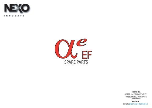 alpha-ef exploded view - Nexo