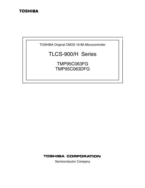 TMP95C063F - Toshiba