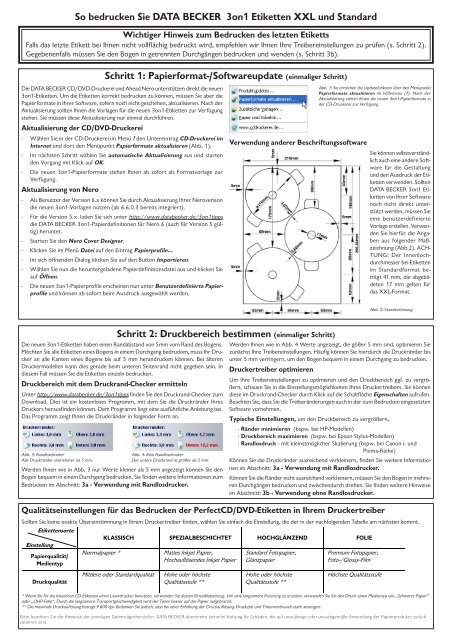 Schritt 1 - Data Becker