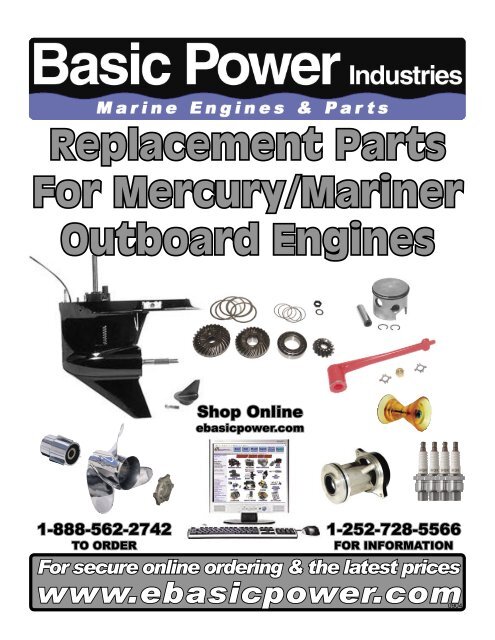 Basic Power Mercury Mariner Catalog - Basic Power Industries