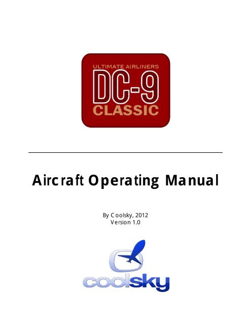 Aircraft Operating Manual - Coolsky